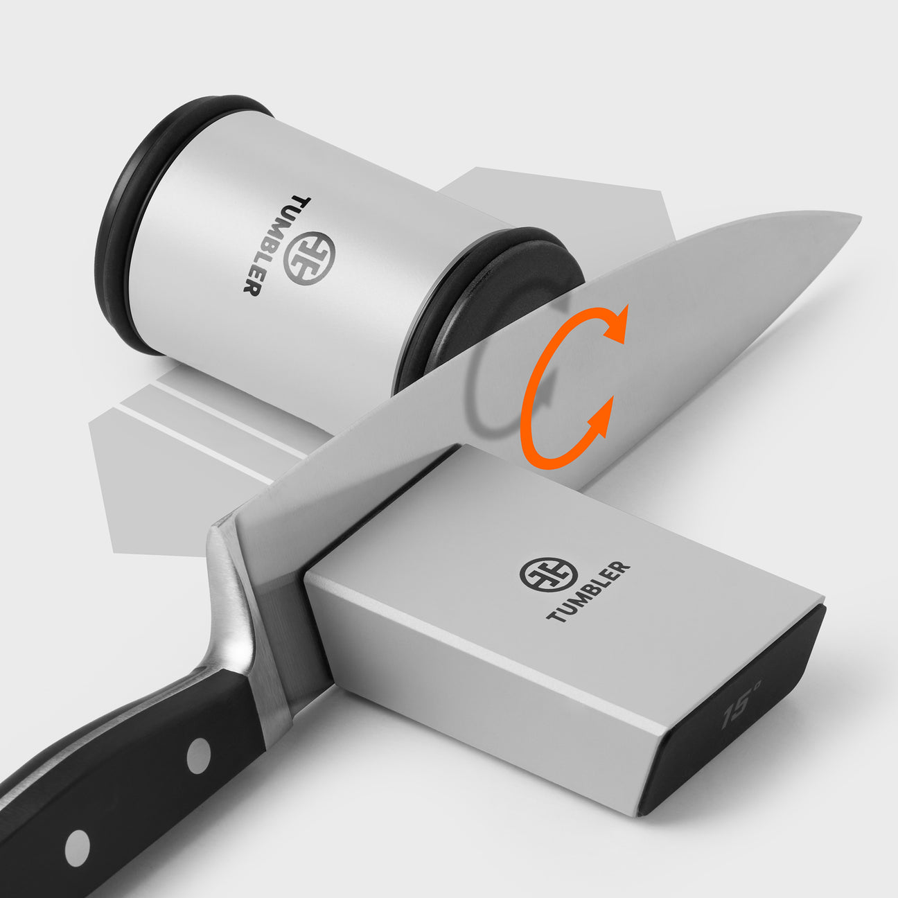 Tumbler Pro Diamond Rolling Knife Sharpener Set - Arctic Gray – Tumbler ...