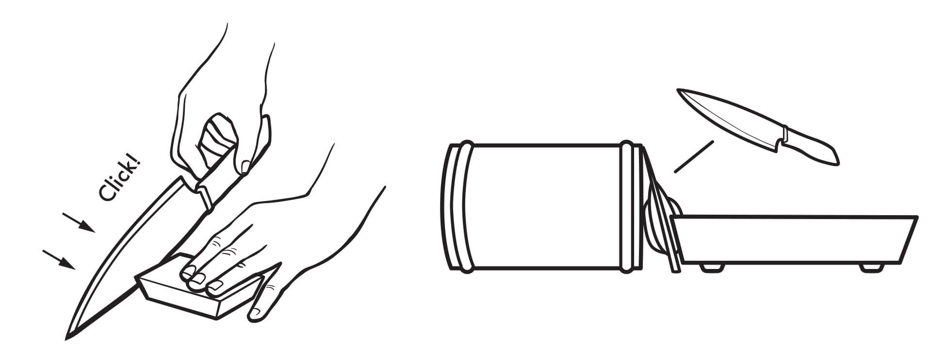 INSTRUCTIONS – Tumbler Rolling Knife Sharpener